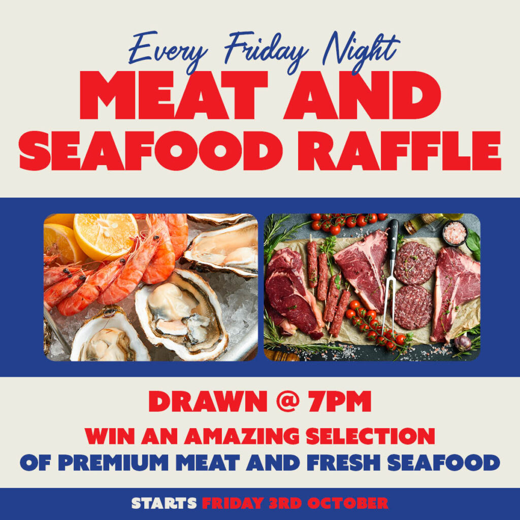 Meat & Seafood Raffle - Club Condell Park